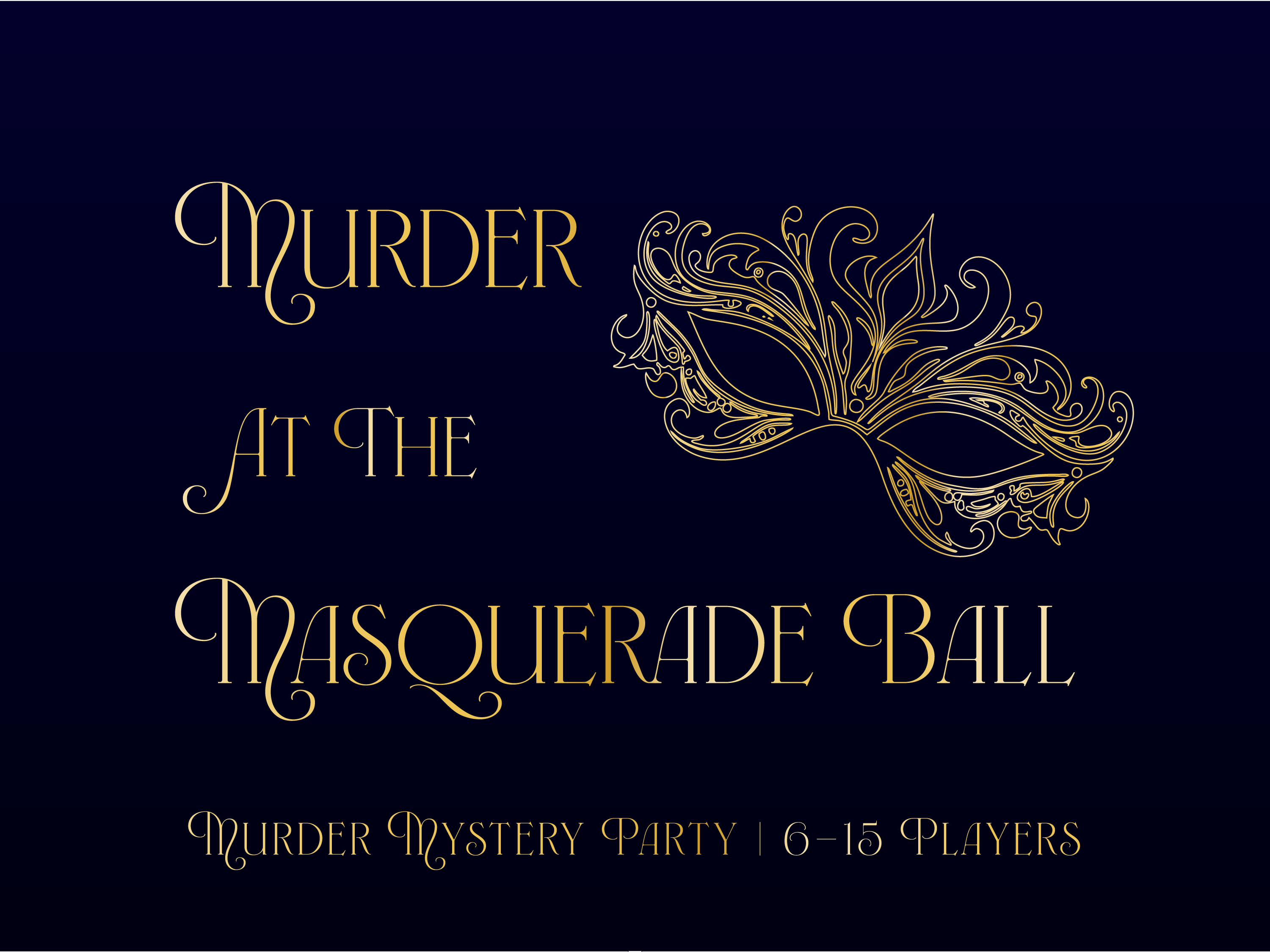 Masquerade Murder Mystery Kit | Murder at the Masquerade | 6-15 Player ...